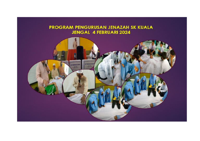 Laporan Bergambar Program Pengurusan Jenazah 20242025 | PDF