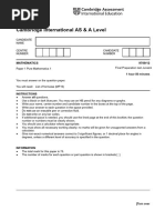 QCAA Methods IA2 Sample Exam 2019 | PDF | Mathematics | Logarithm