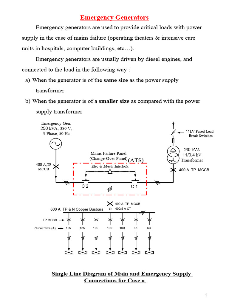 Emergency Generators | PDF | Power Inverter | Rectifier