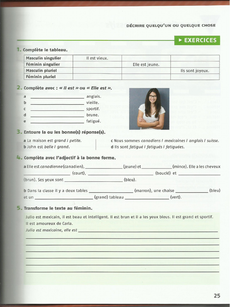 le pluriel des adjectifs 2 | PDF