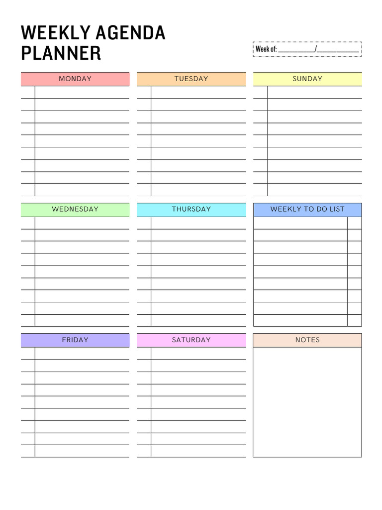 CloudsCraftPH Aesthetic Minimal Daily Weekly Planner Tracker Printable ...