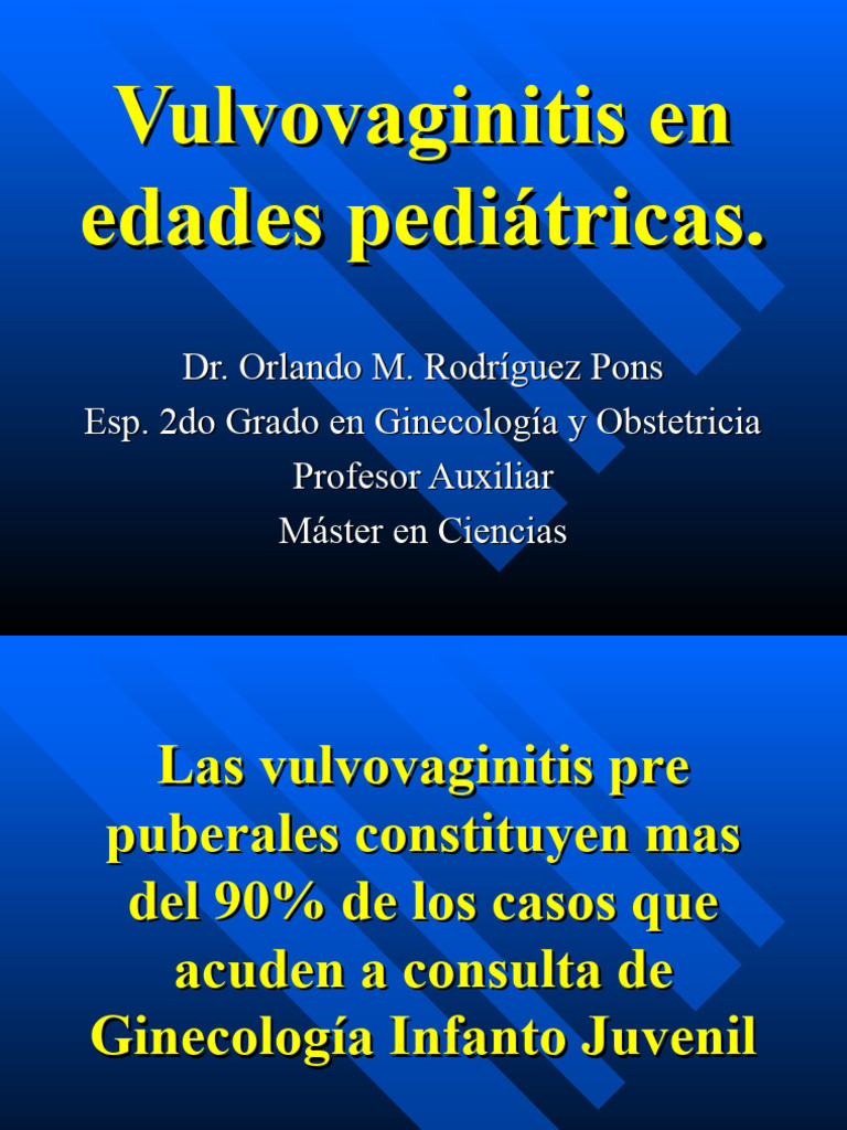 Vulvovaginitis | PDF | Enfermedades y trastornos | Especialidades Medicas