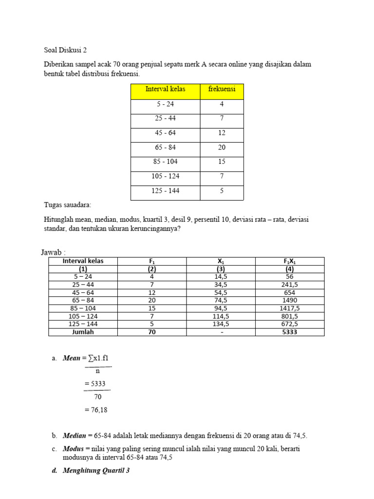 Soal Diskusi 2 | PDF