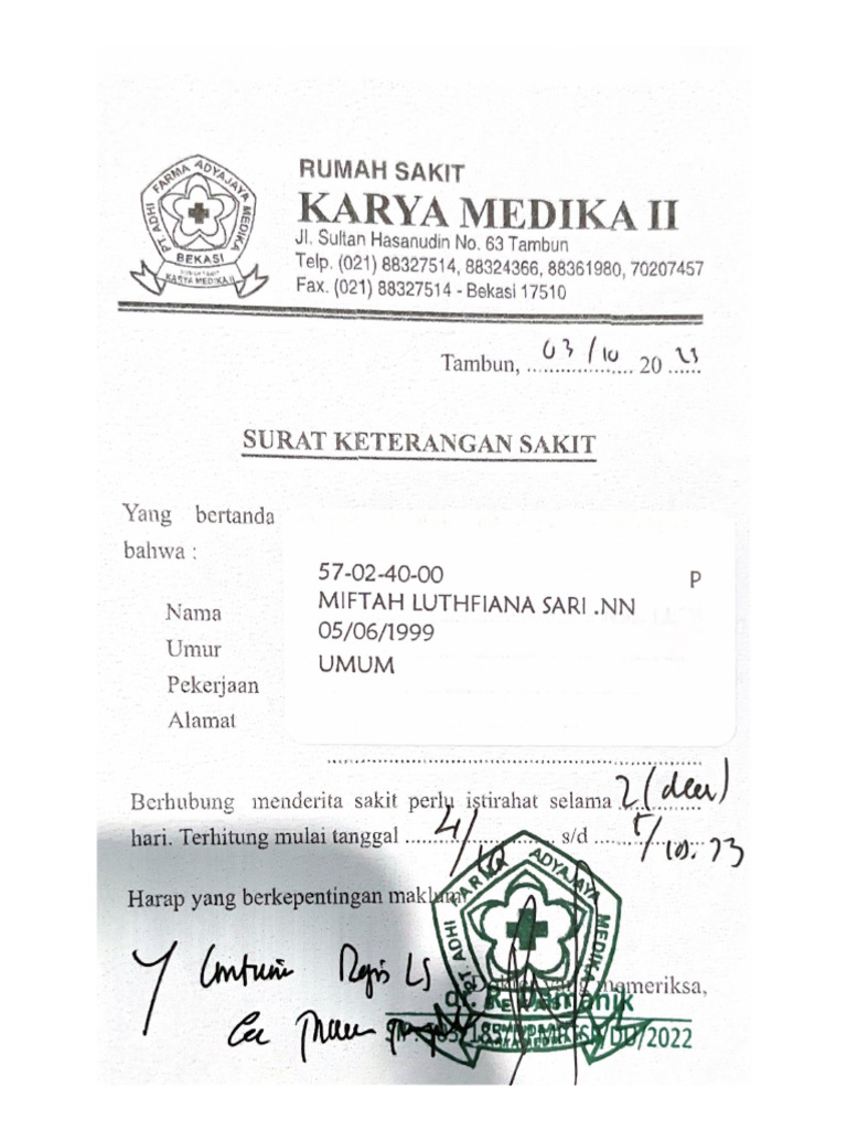 Karya Medika Ii | PDF