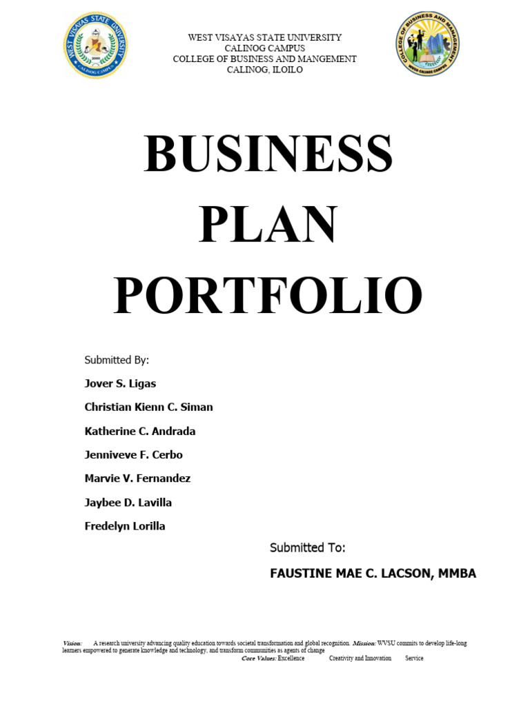 Business Plan Portfolio 2021 2022 | PDF | Innovation | Creativity