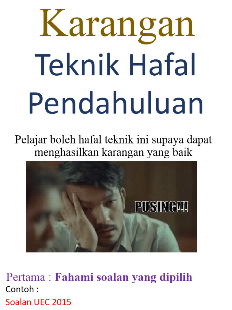 2024 Karangan Galus Pelajar Lemah | PDF