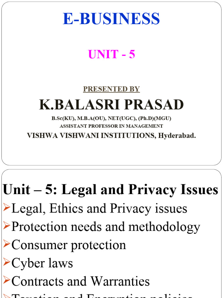 E Business Unit 5 | PDF | Taxes | Computer Security