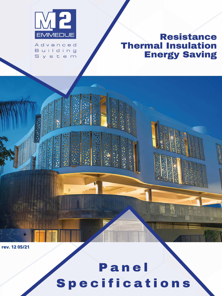 Emmedue Panel Specifications En Rev12 05 21 Sistmet Pdf