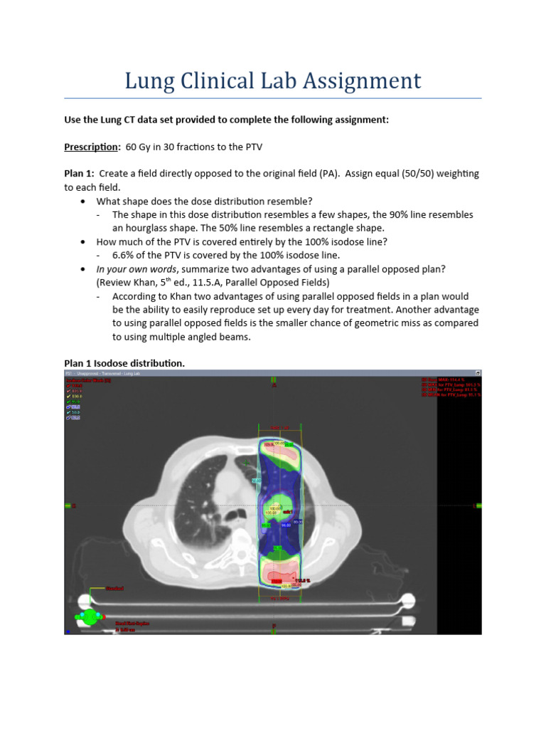 Final Lung Lab | PDF | Absorbed Dose | Radiation Therapy