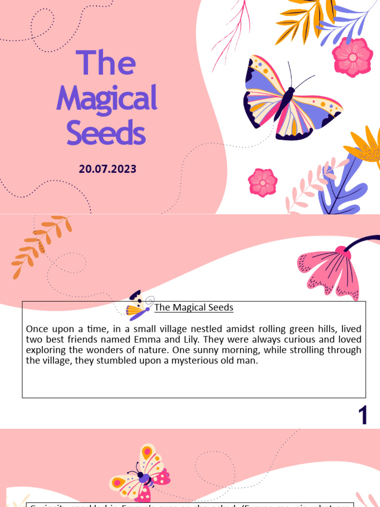 Tell Me A Story in Lingua Franca - The Magical Seeds 06.07.2023 | PDF