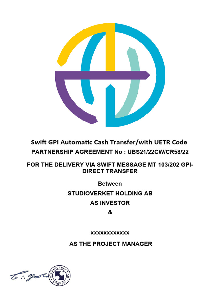 Gpi Agreement ksn0408 | PDF | Wire Transfer | Banks