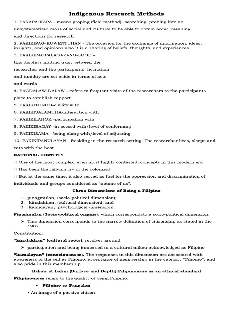 Indigenous Research Methods | Download Free PDF | Behavioural Sciences ...