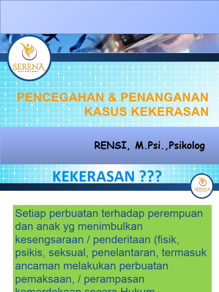 Pulpis - Pencegahan Dan Penanganan Kekerasan | PDF