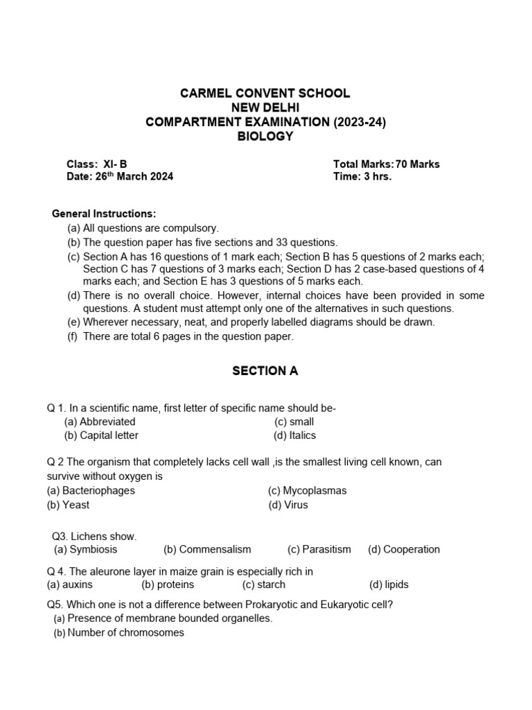 Compartment | PDF | Protozoa | Cell Biology