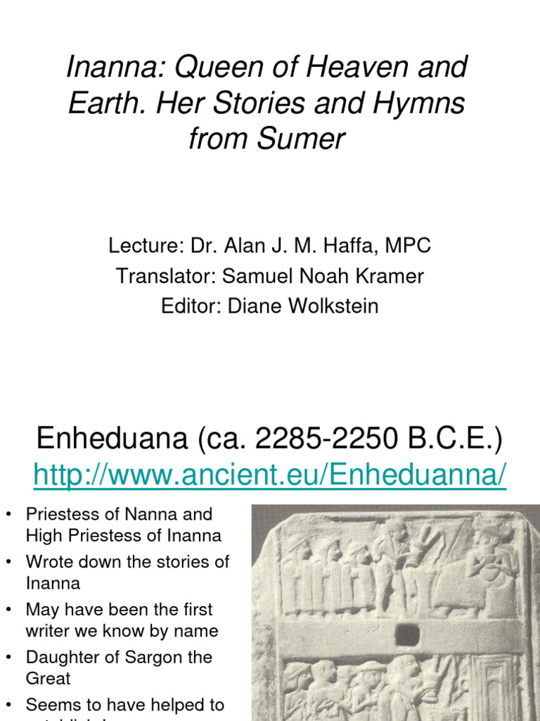 Inanna 2016 | PDF | Deities | Mesopotamian Mythology