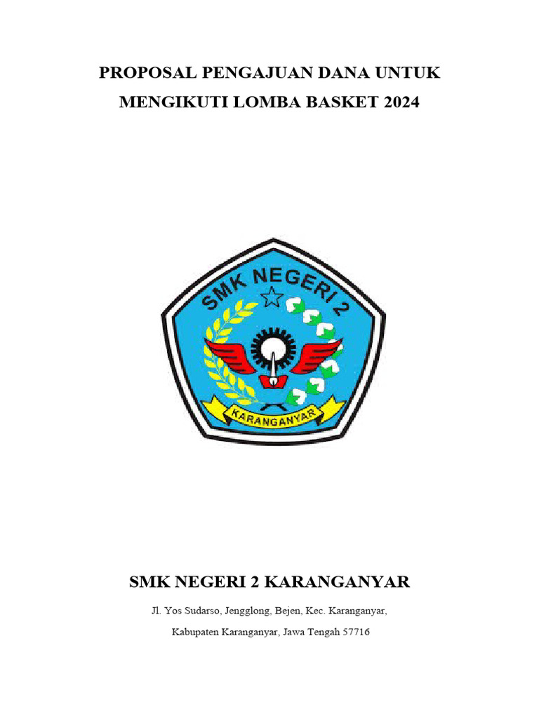 Proposal Dana Lomba Basket DPRD CUP 2024 | PDF