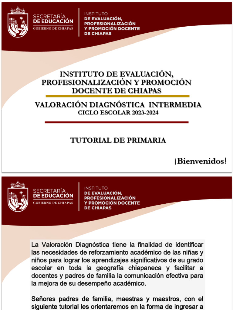 2 Primaria - Tutorial para El Diagnóstico Intermedio 2324 - Primaria ...