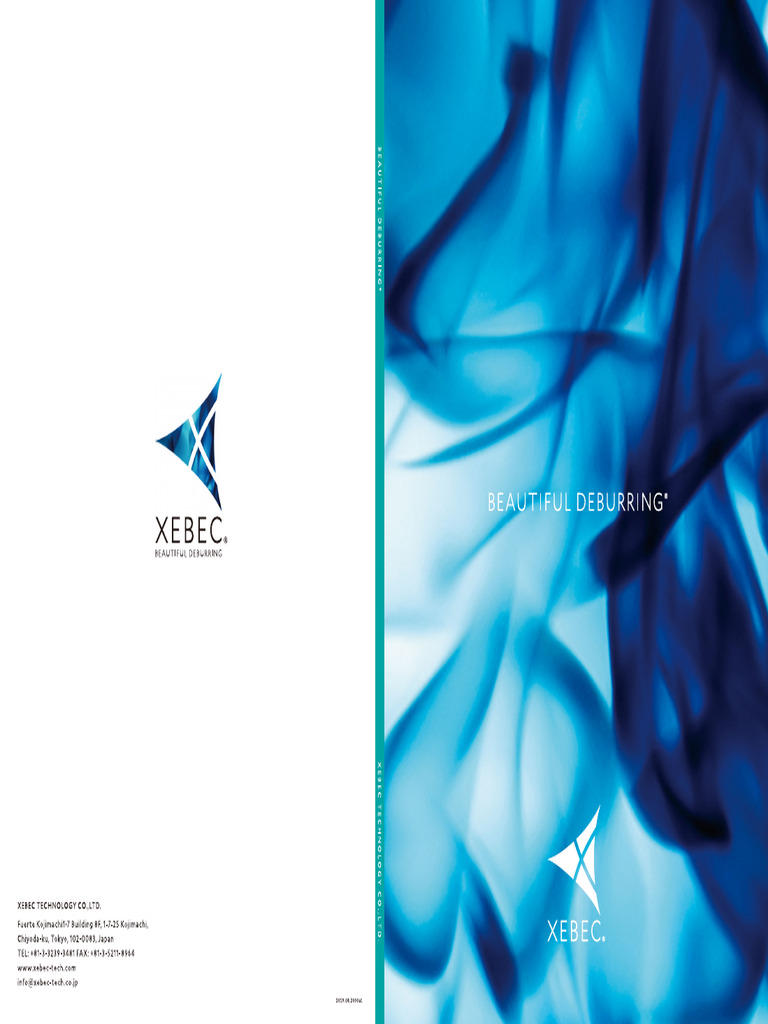 XEBEC Product Catalog BEAUTIFUL DEBURRING EN | PDF