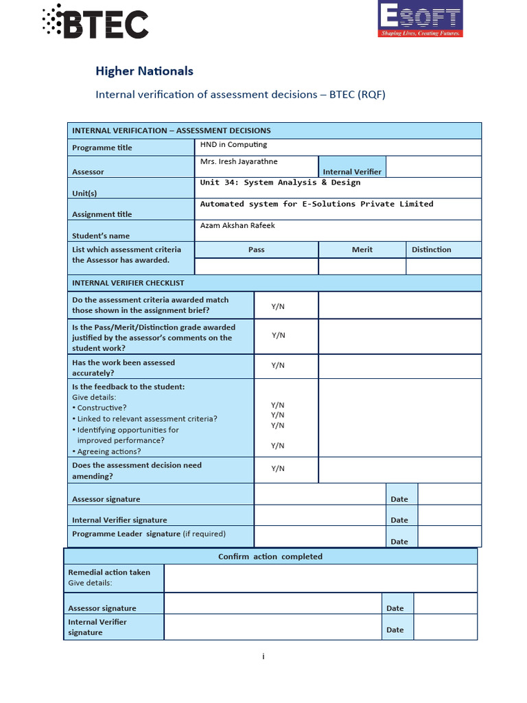 1160-1619624320093-Unit 34 - System Analysis - Design - Reworded - 2021 ...