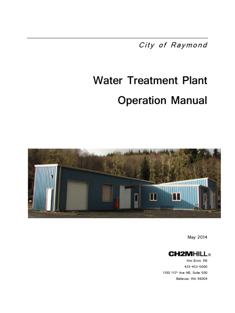 Raymond Water Treatment Plant Manual | PDF | Water Purification ...
