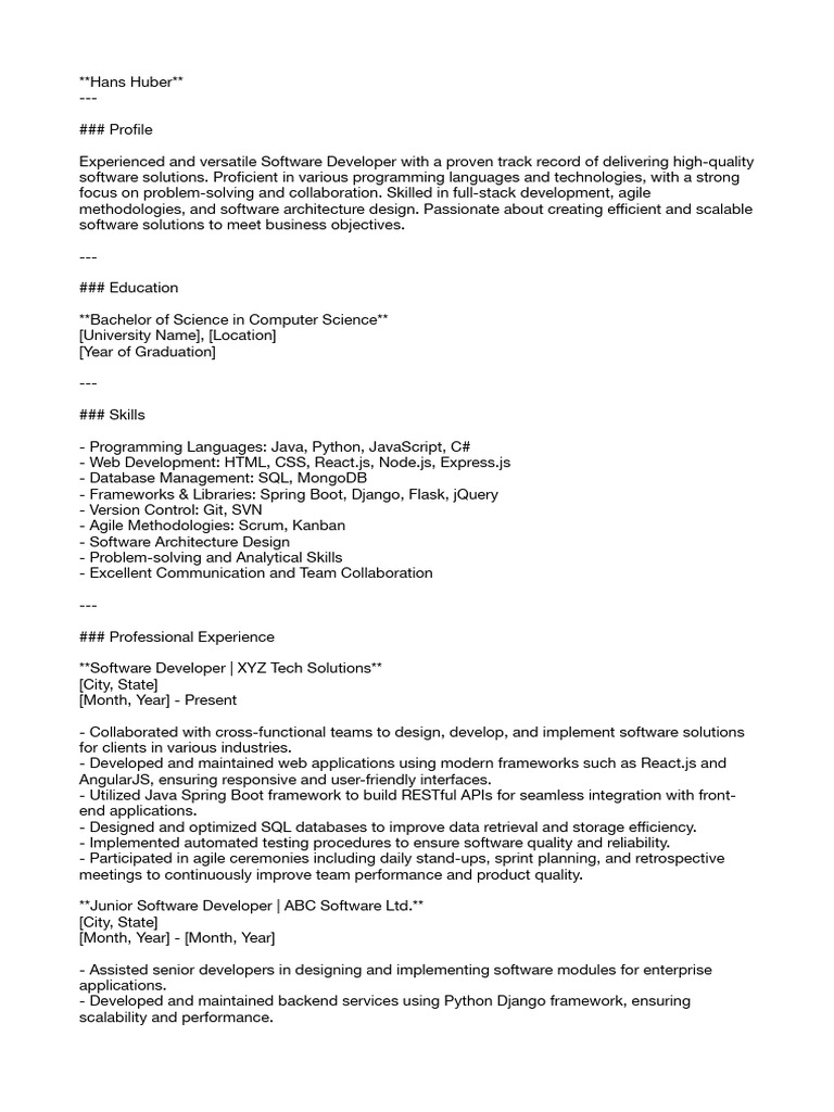 hanshuber | PDF | Computing | Software Engineering