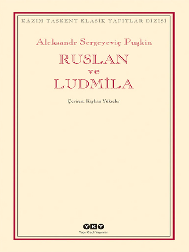 Puşkin Ruslan Ve Ludmila YKY | PDF