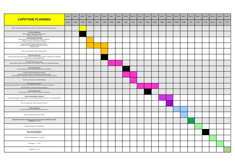 Capstone Planning | PDF | Methodology | Procedural Knowledge