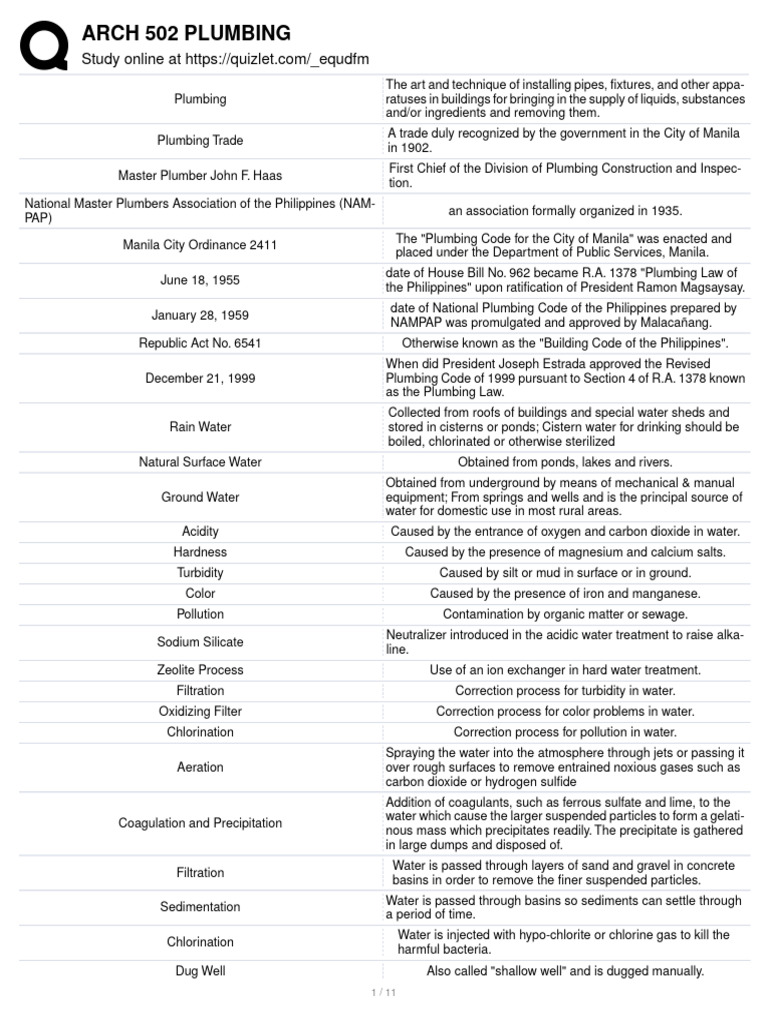 utilies flashcard 3 | PDF | Plumbing | Pump