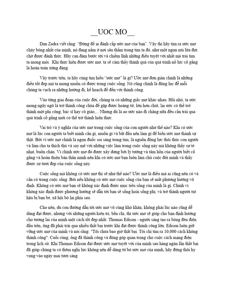 Uoc Mo | PDF