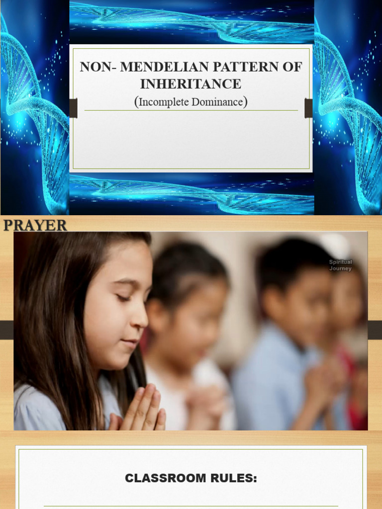 q1-Co1-Non - Mendelian Pattern of Inheritance | PDF | Dominance ...