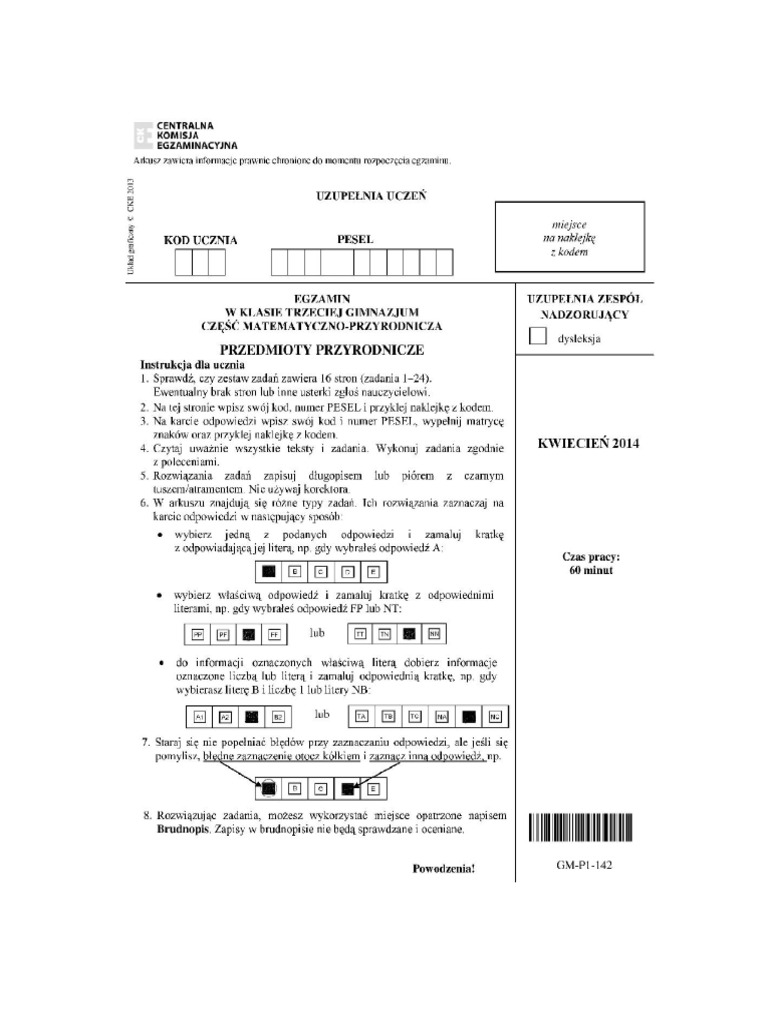 Przyroda ODP 12 | PDF