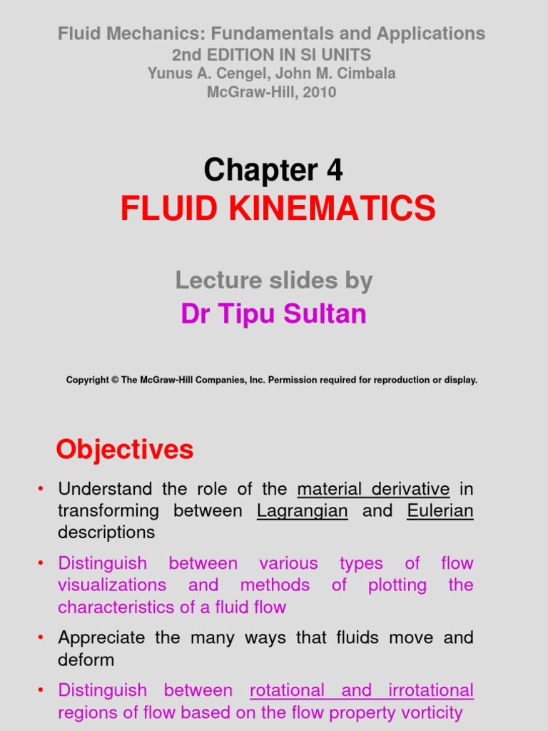 Chap04 Lecture | PDF | Laminar Flow | Fluid Dynamics