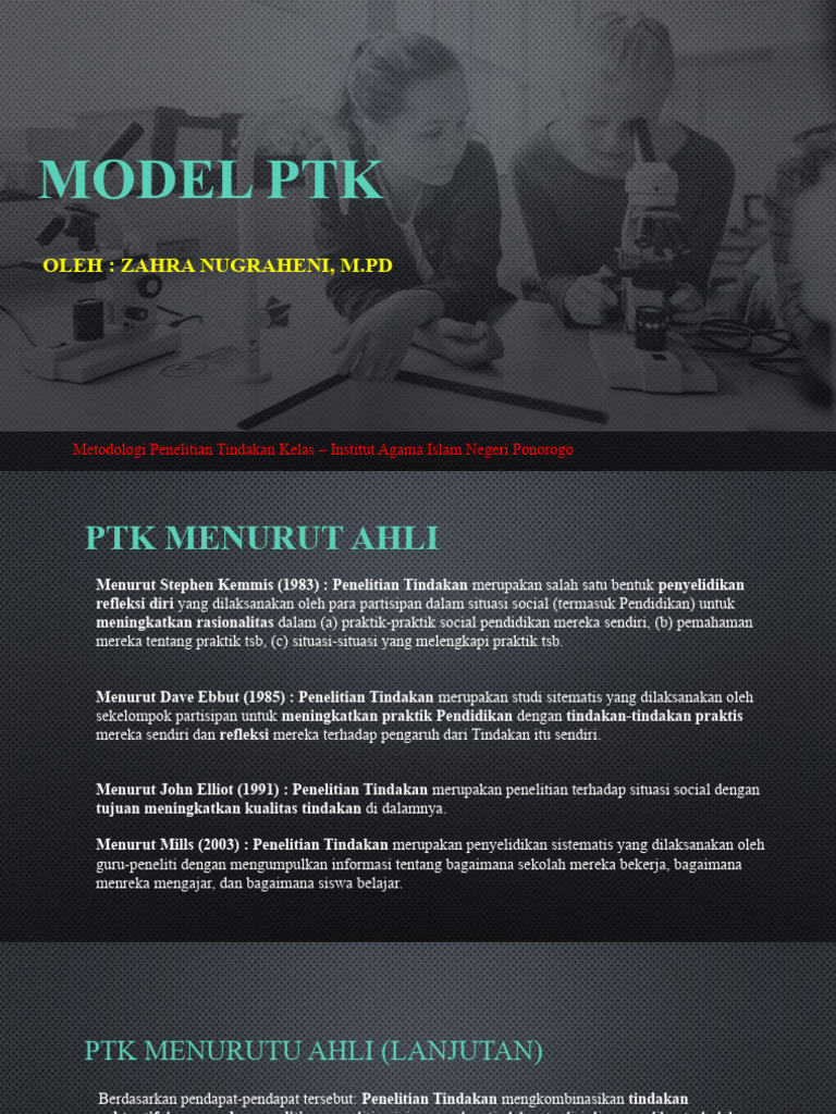 Pert 4. Model PTK | PDF | Karier & Perkembangan