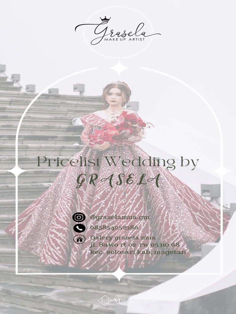 Paket Makeup Pengantin Grasela 2024 | PDF | Memasak, Makanan, & Anggur
