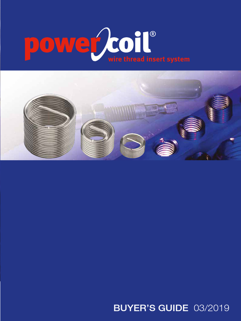 Catalgo_PowerCoil_BuyersGuide | PDF | Screw | Metals