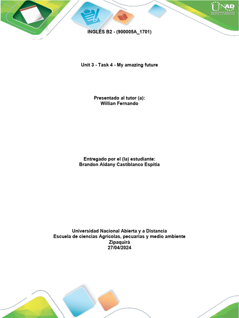 My Amazing Future: A Self-Assessment | PDF