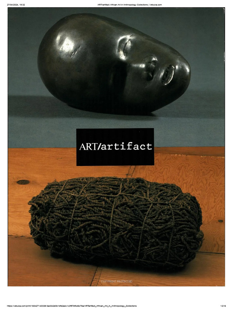 ART - Artifact - African Art in Anthropology Collections | PDF