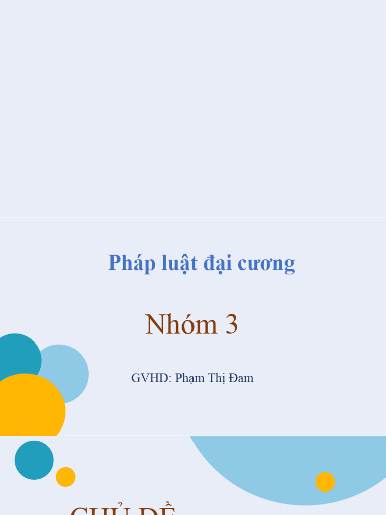 Nhóm 3 Môn PLDC | PDF