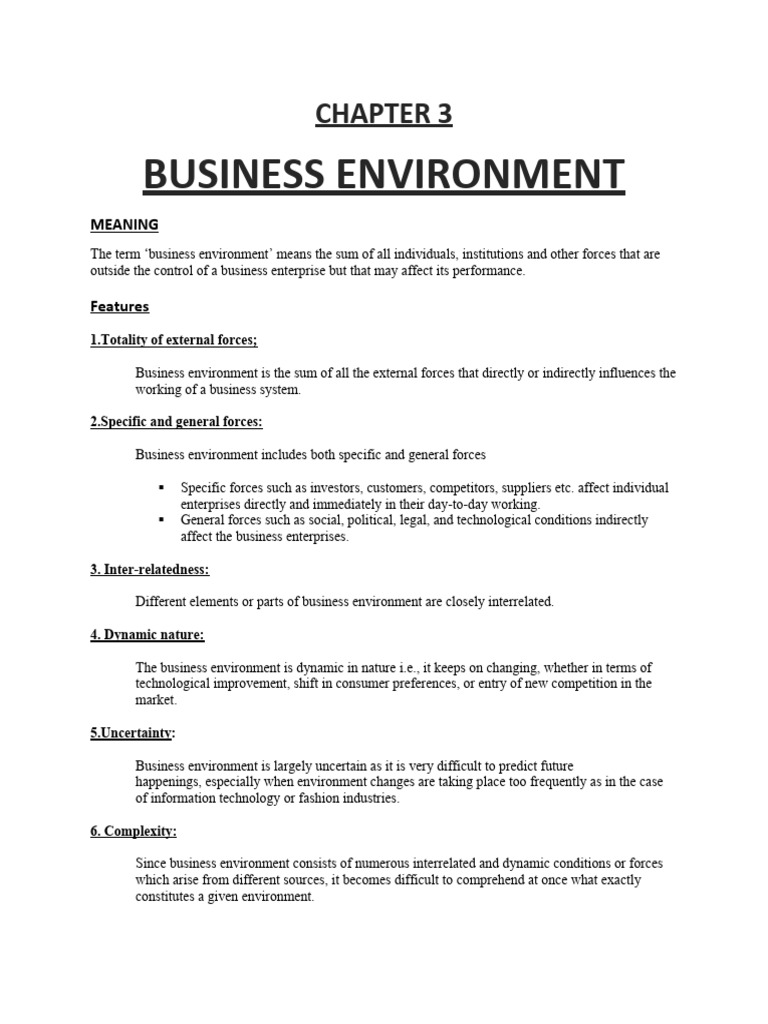 CHAPTER 3 Note Bs | PDF | Business Economics | Business