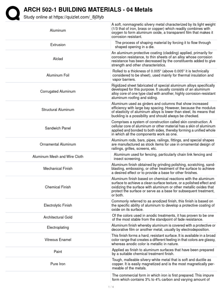 BM flashcard - 04 (1) | PDF | Soldering | Steel