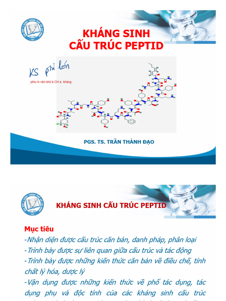 Peptide Antibiotics | PDF
