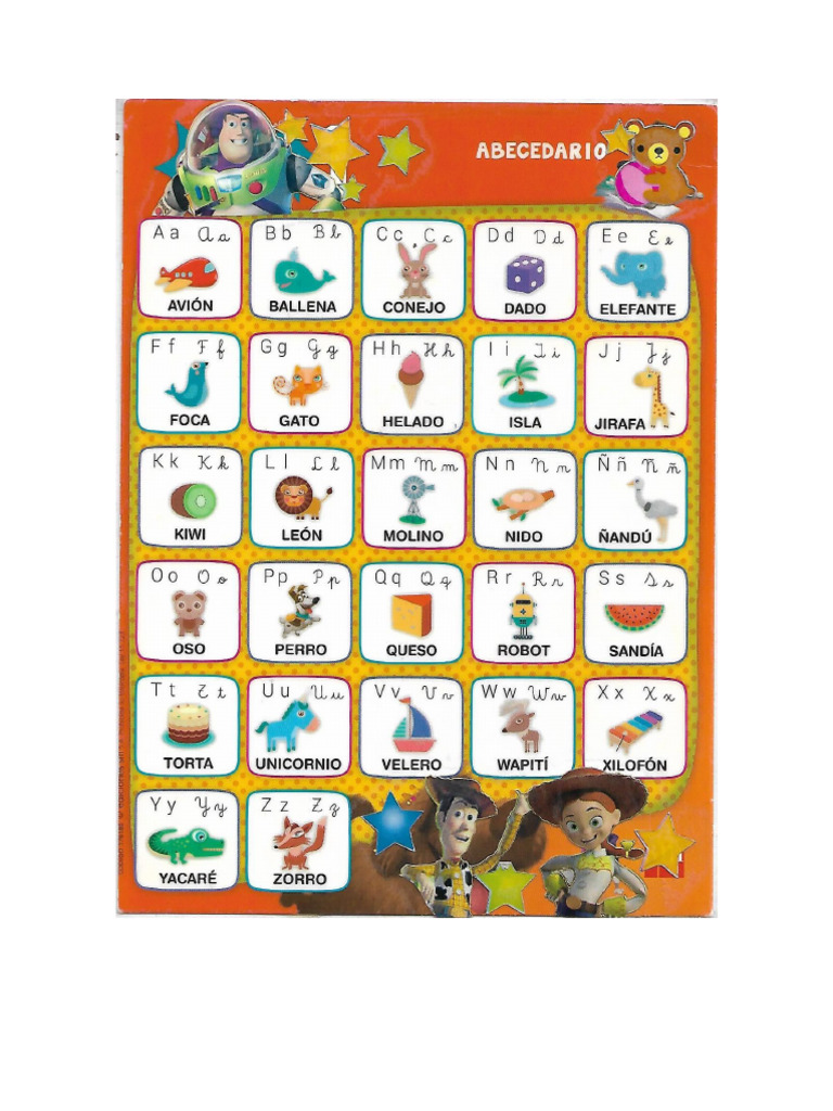 Abecedario-Grilla Numérica | PDF