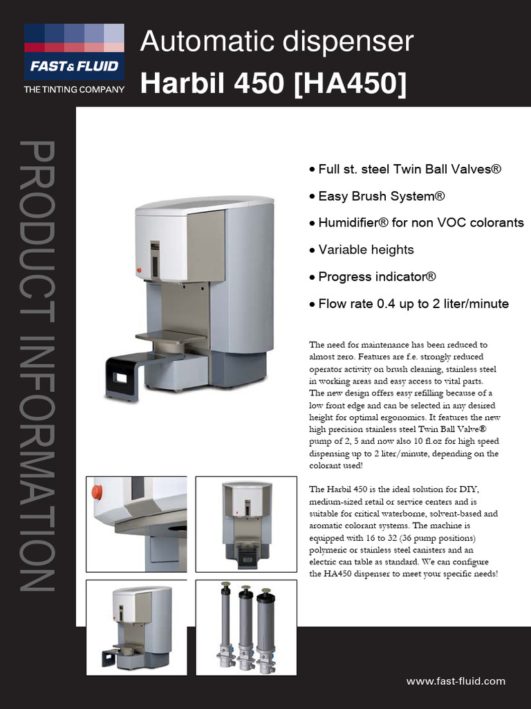 fm_harbil_ha450 (1) | PDF | Equipment | Manufactured Goods