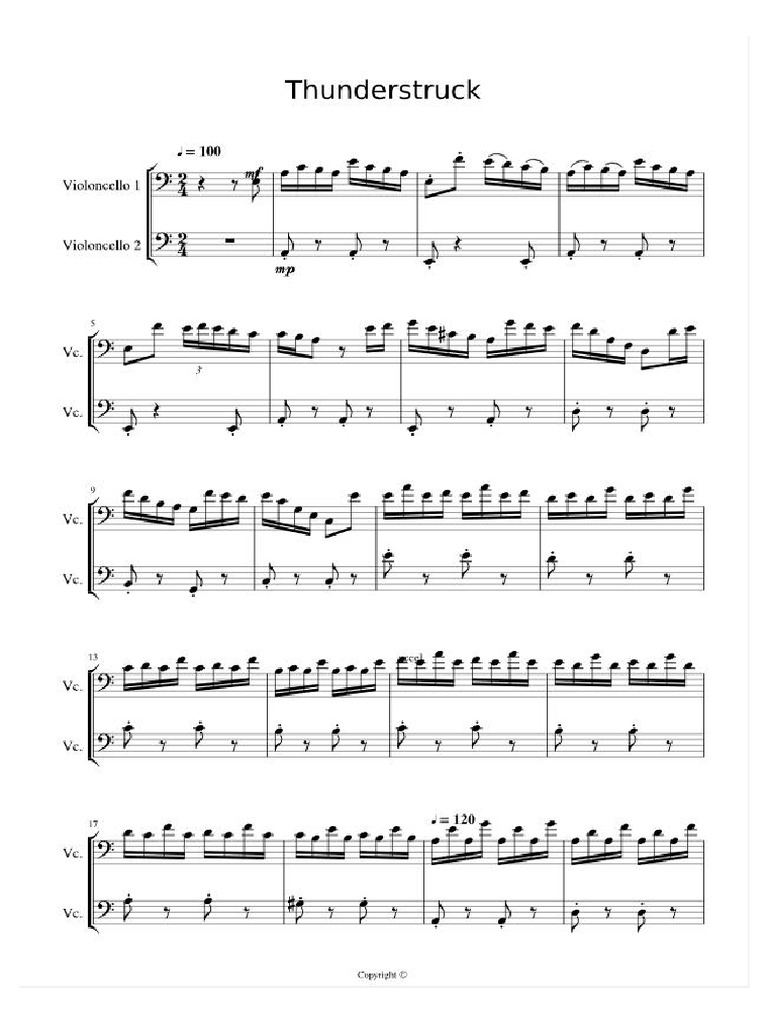 Thunderstruck Duo | PDF