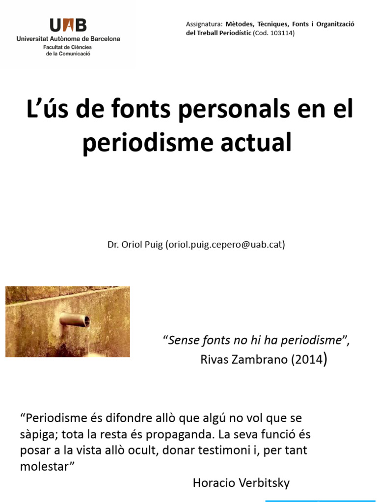 Presentació Tema 5 - Oriol Puig | PDF