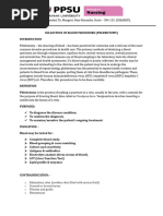 Phlebotomy Skills Checklist | PDF | Medical Specialties | Clinical Medicine