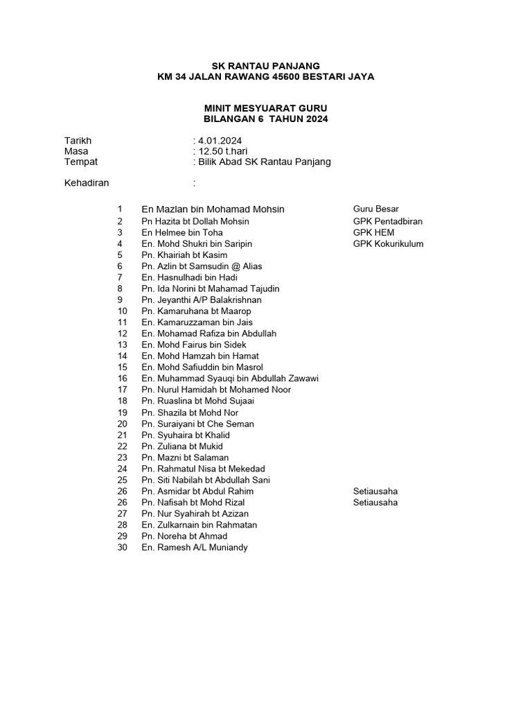 Min Mesy Kali Ke6 SKRP | PDF