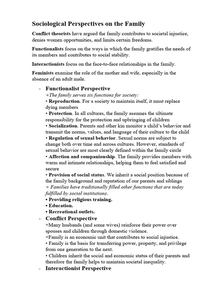 Review Final Intro To Sociology | PDF | Family | Deviance (Sociology)