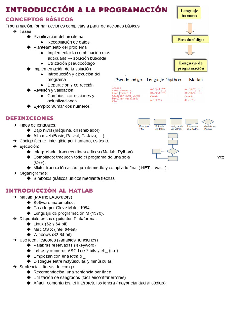 Introducción A La Programación | PDF | Programación de computadoras | Compilador