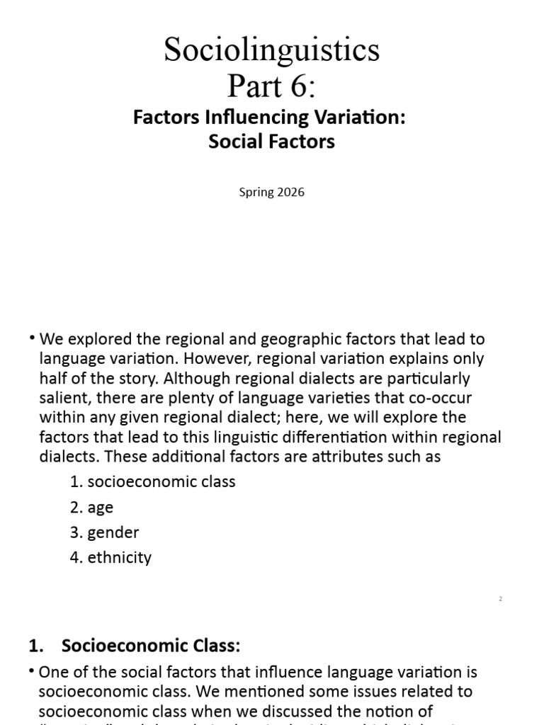 Part 6 Socio-1 | PDF | English Language | Dialect